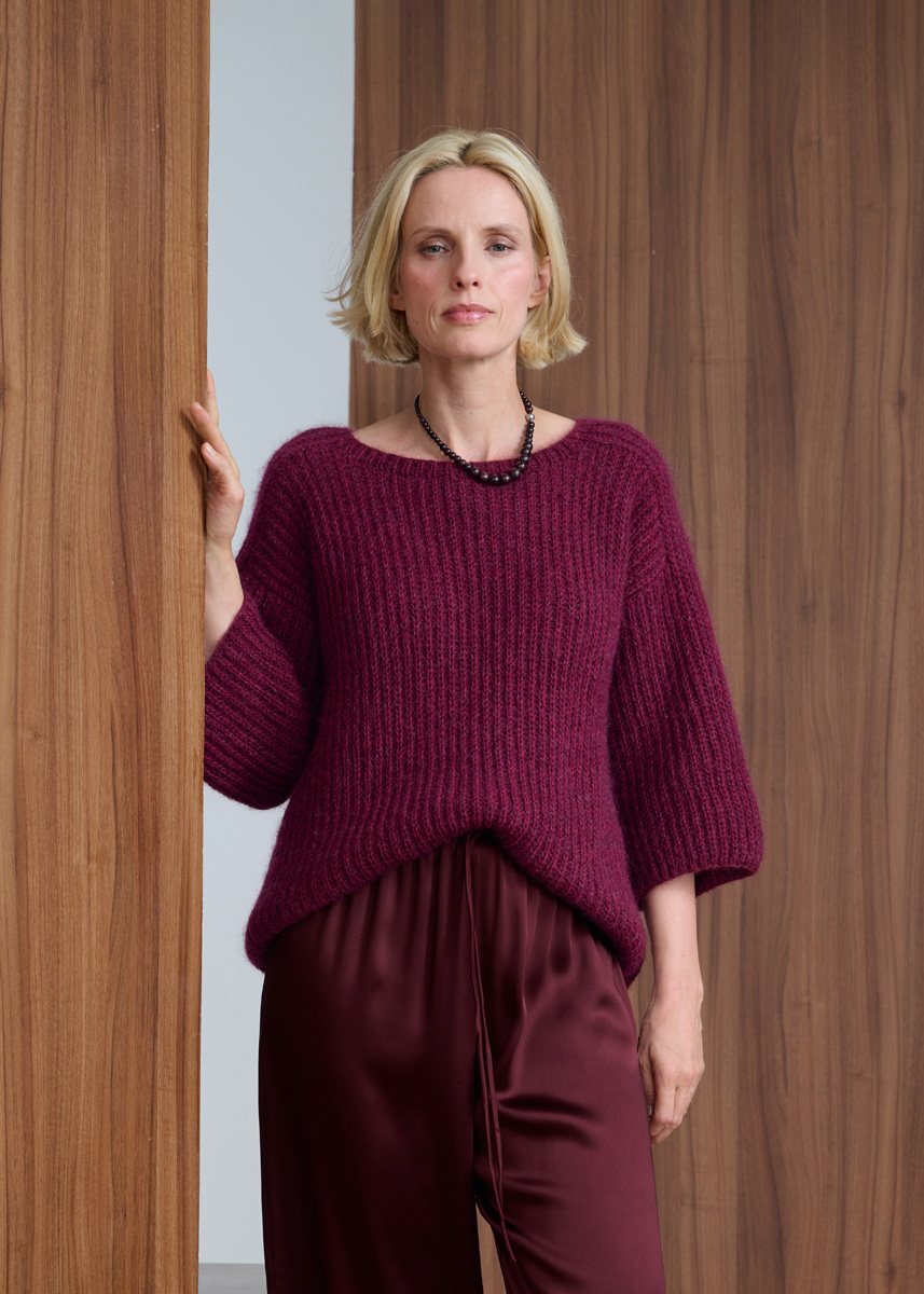 Lana Grossa PULLOVER Ecopuno & Silkhair | Classici No. 29 - Modell 7 | FILATI Strickmodelle ...