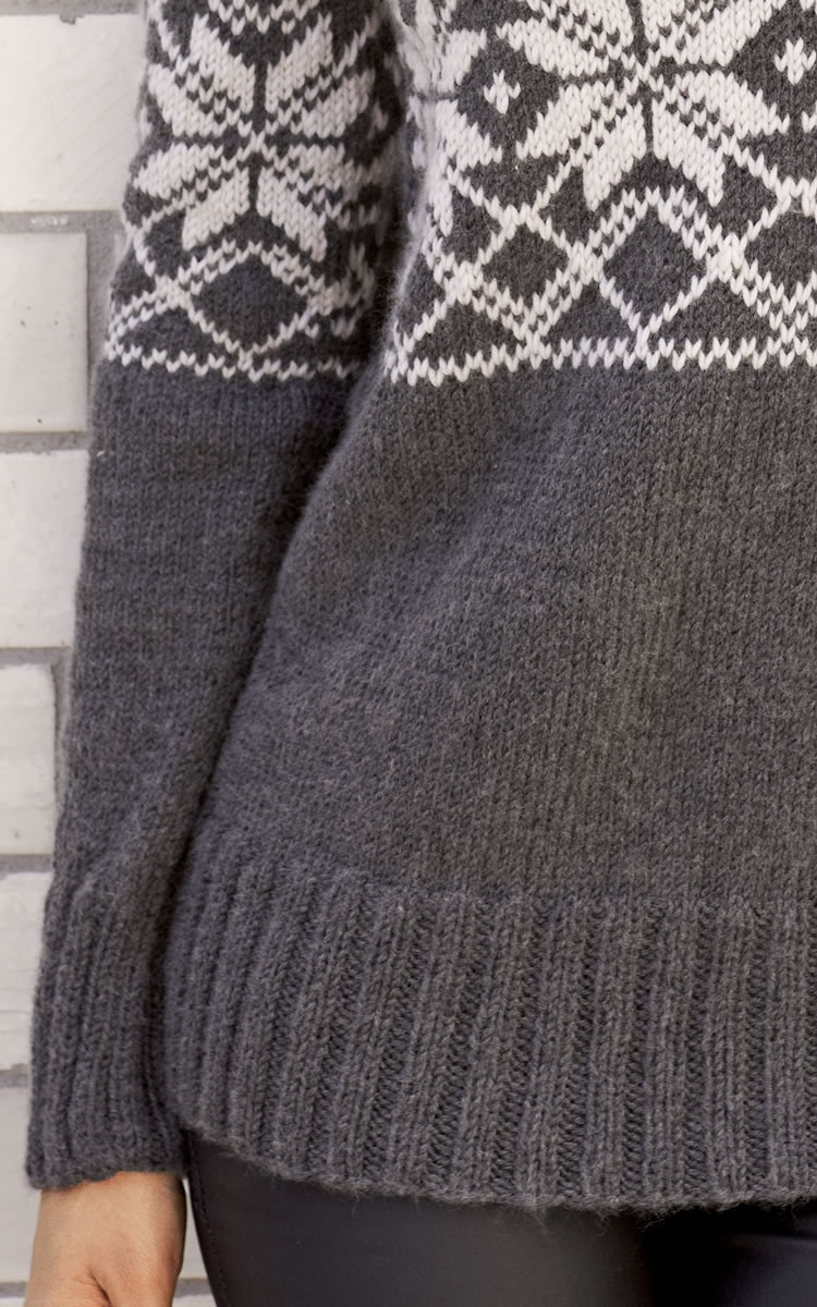 PULLI MIT JACQUARDBORDÜREN Pashmina von Lana Grossa | FILATI CLASSICI ...