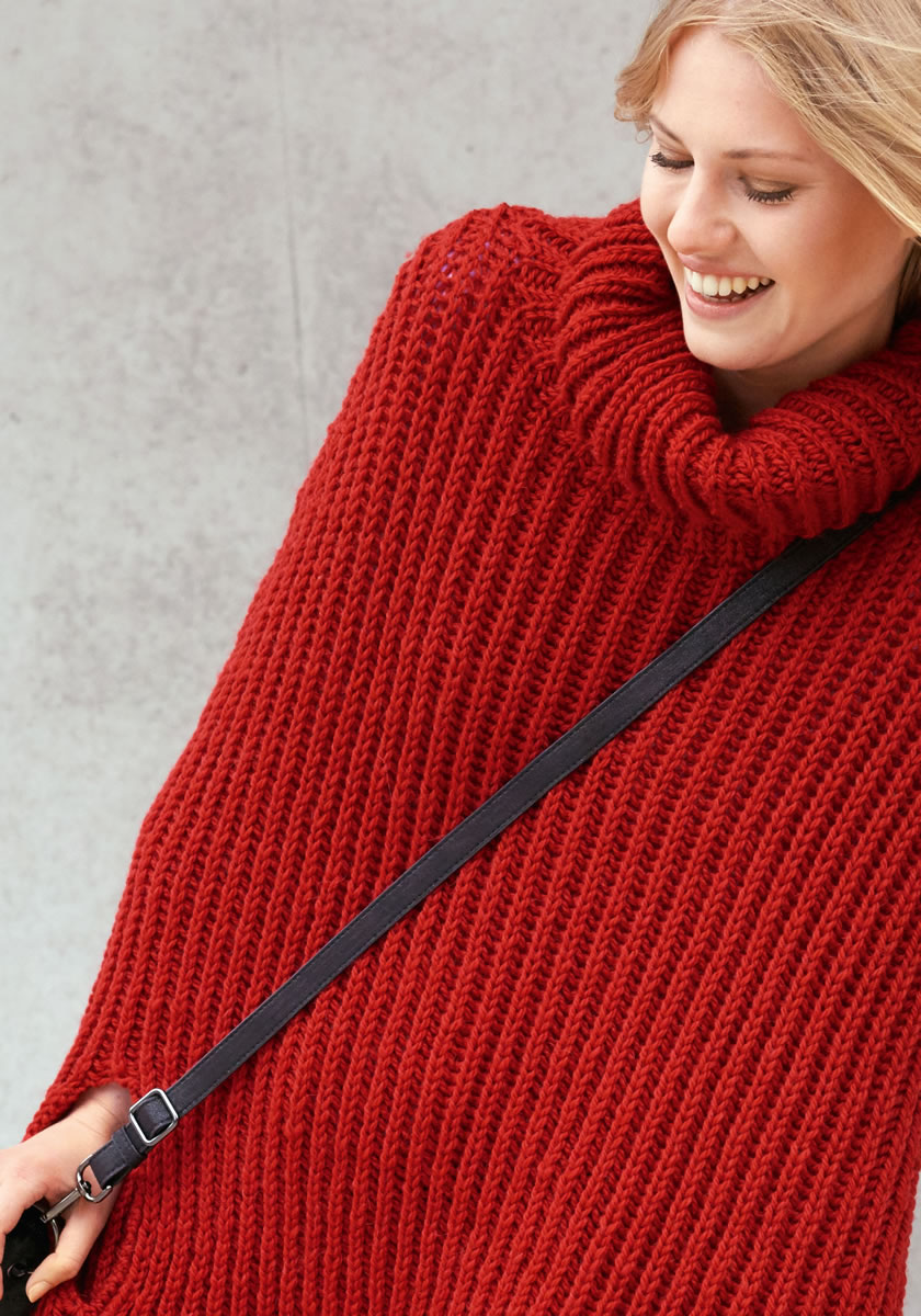 CAPE MIT ARMSCHLITZEN Bingo Alpaca von Lana Grossa | PONCHOS 2 Flyer - Modell 8